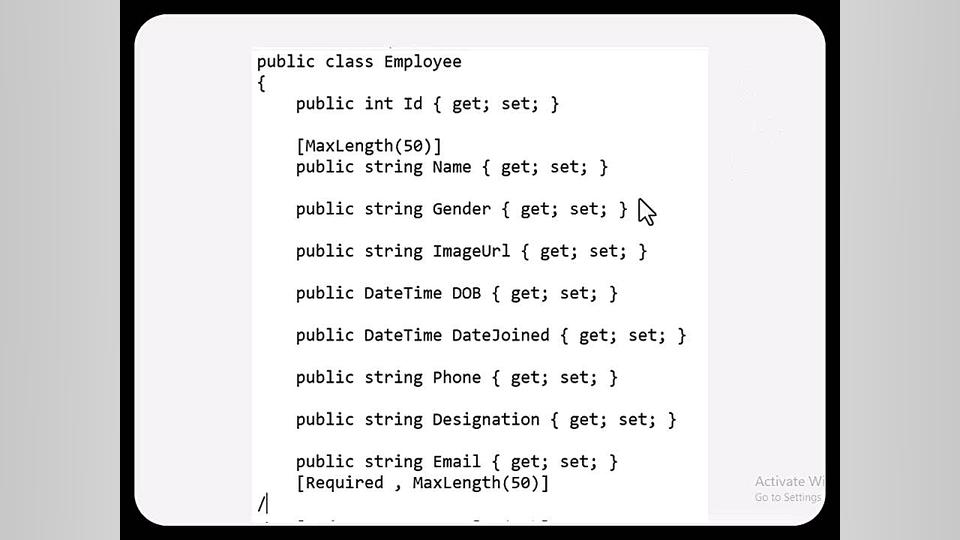جلسه ششم آموزش mvc core 8- پروژه عملی 1