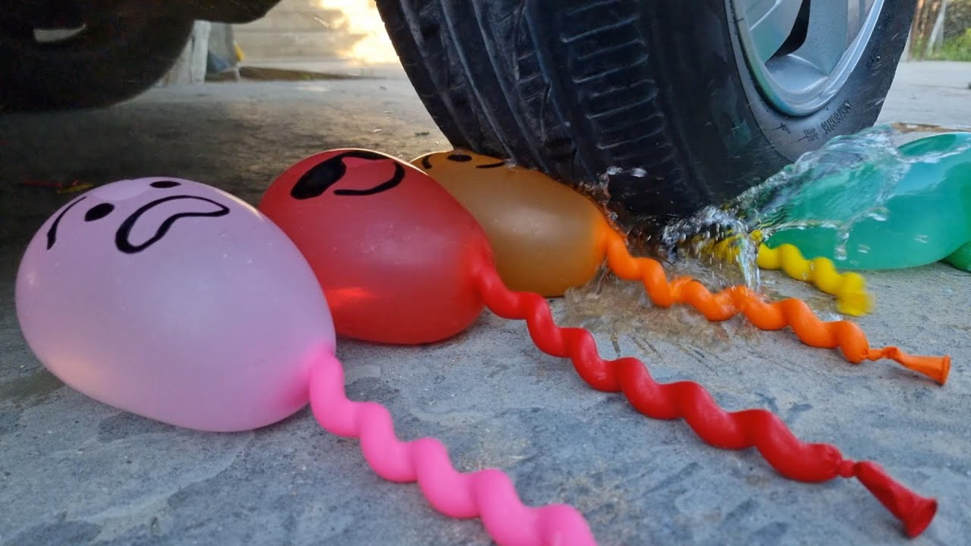 Experiment: Running over stuff with car Car vs CocaCola, Fanta ...