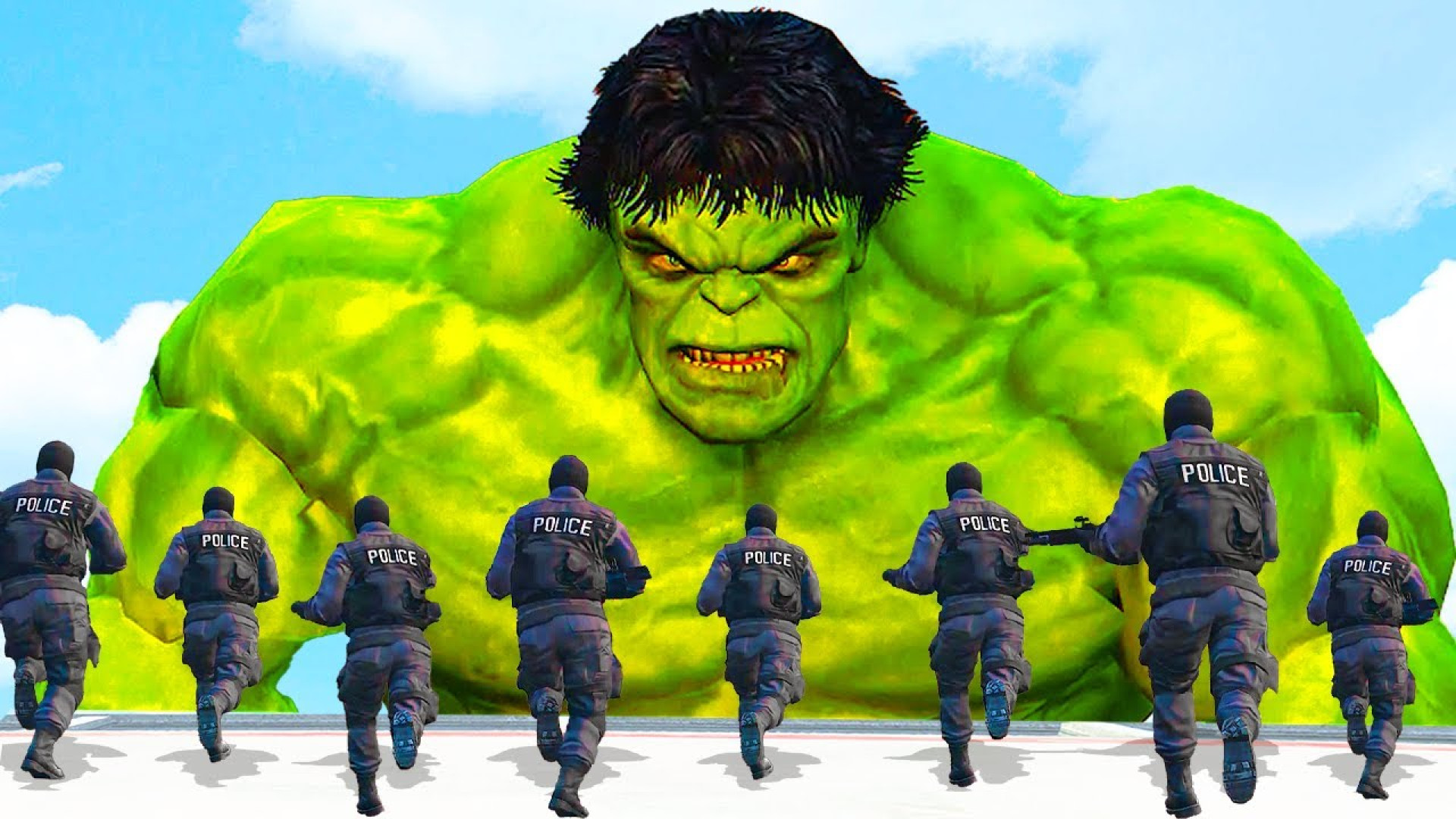 Hulk vs Military Police Officer What If