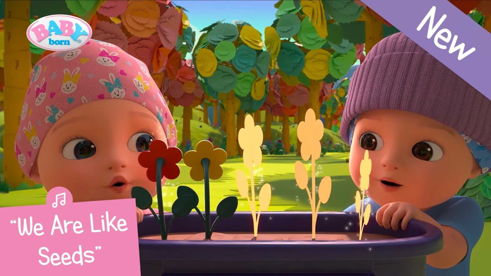 We Are Like Seeds | BABY born animated series | Season 1 | Music Video