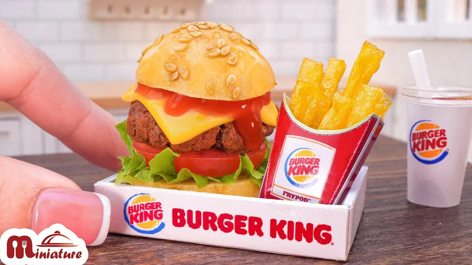 Satisfying Miniature Burger King Whopper Ideas | ASMR Cooking Mini Food