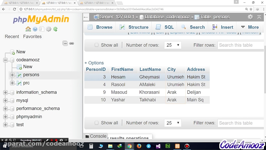 آموزش MySQL جلسه 12