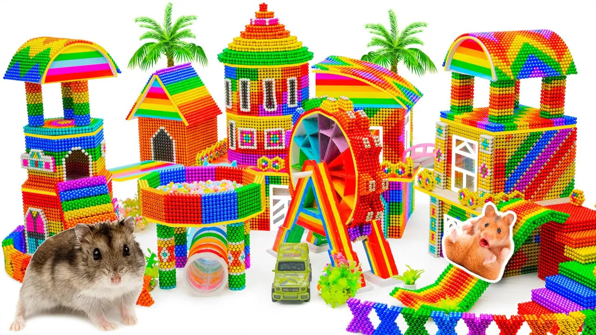 I Upgraded A Simple LEGO Hamster House Into An Amazing 4Story Villa