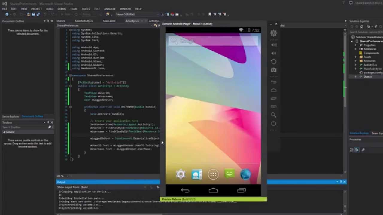 Xamarin Android Tutorial 32 Passing data with Activities