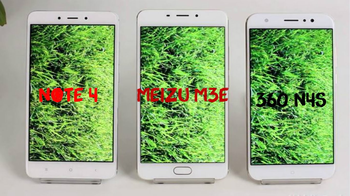 مقایسه گوشیهای Xiaomi Redmi Note 4 و Meizu M3Eو 360 N4S