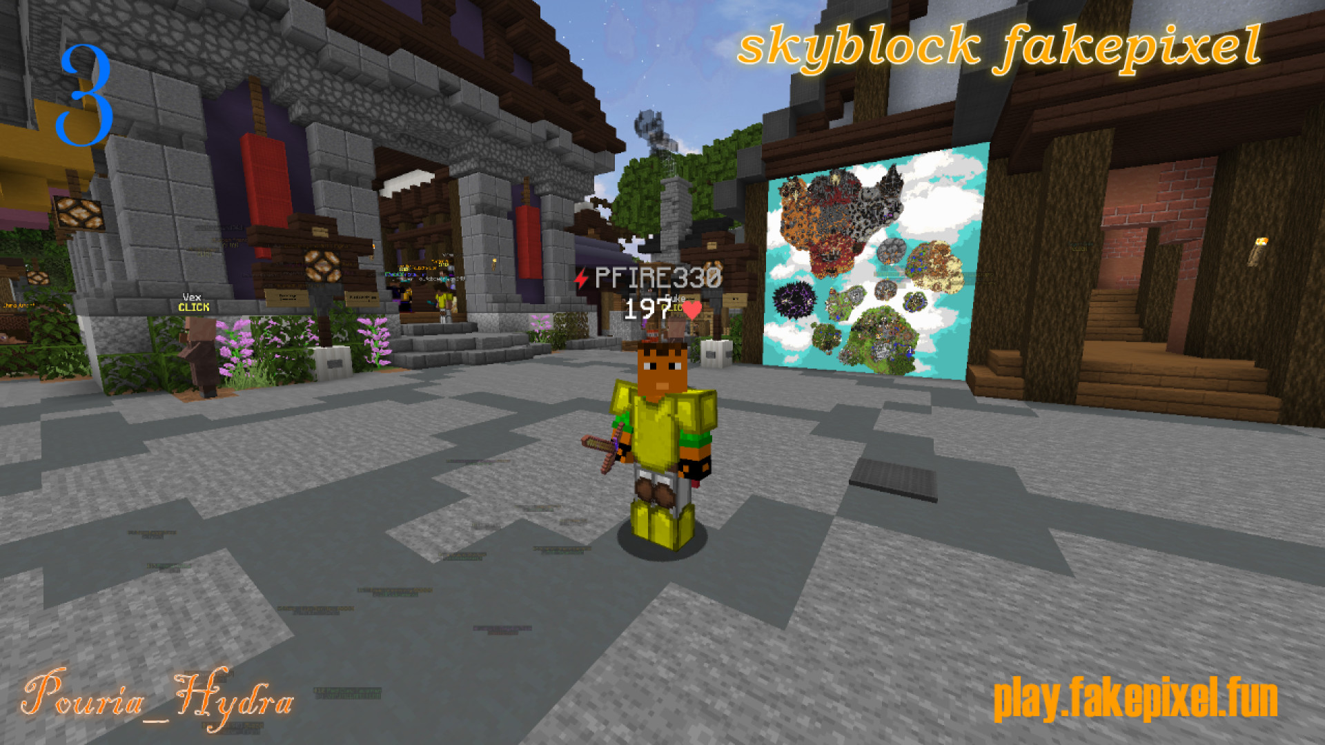 اومدیم اسکای بلاک fakepixel (3 از 4) | ماینکرفت minecraft fakepixel