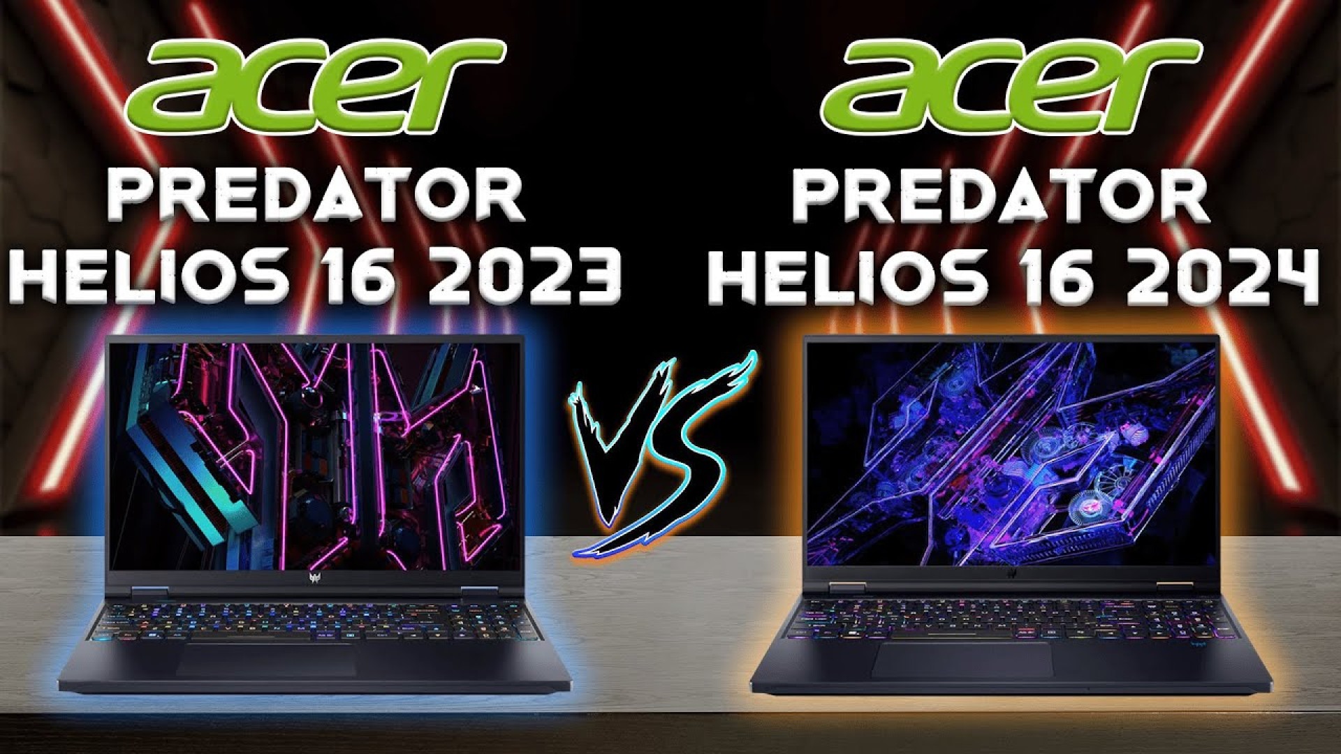 مقایسه acer Predator Helios 16 2023 با Predator Helios 2024