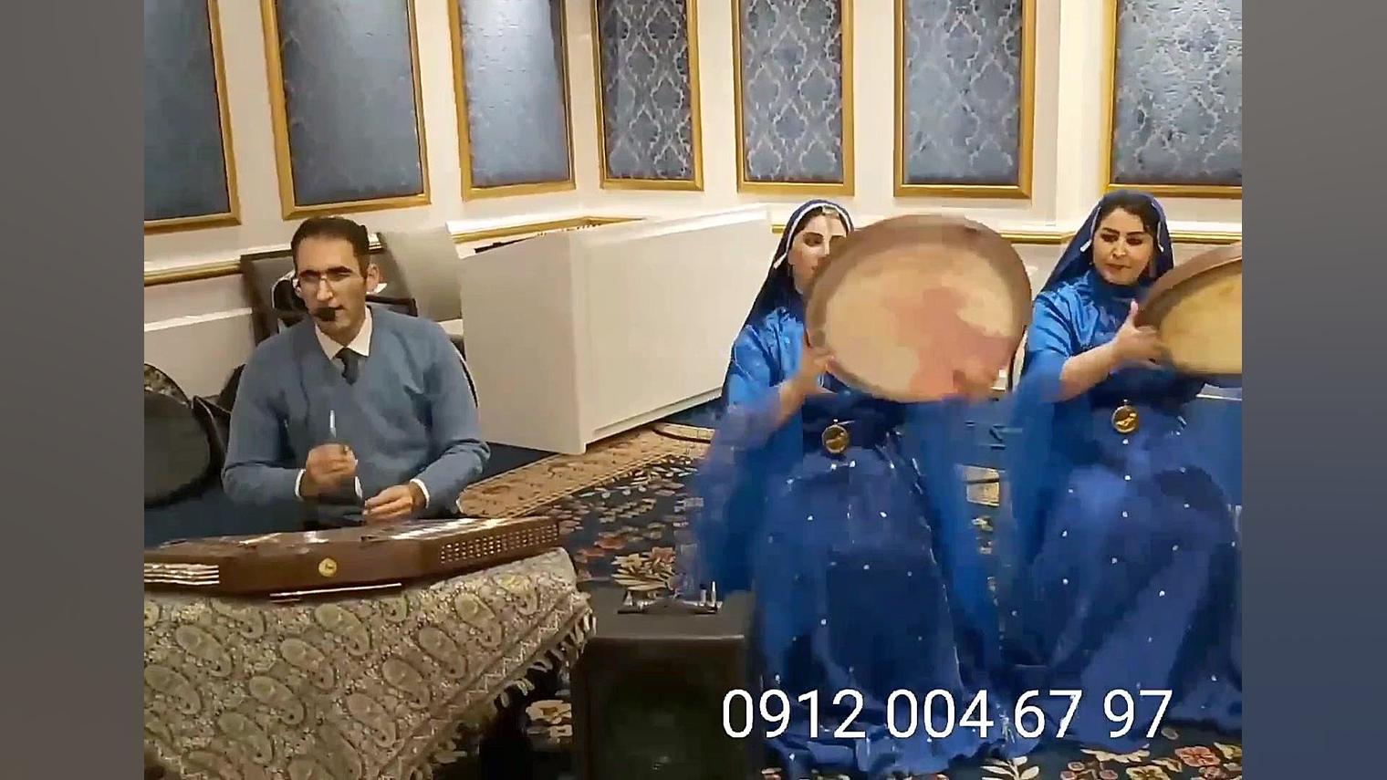 اجرای آهنگهای شاد دف وسنتور خوانندگی مجالس عروسی ۰۹۱۲۰۰۴۶۷۹۷موسیقی زنده جشن عر