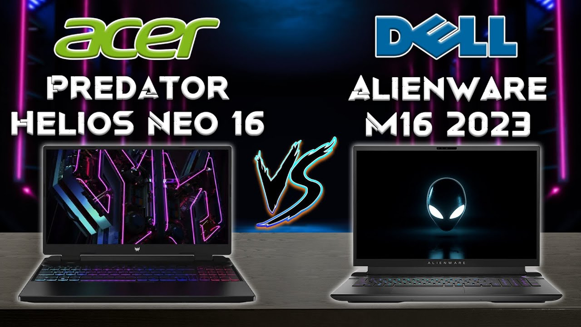مقایسه Acer Predator Helios Neo 16با Dell Alienware M16 2023