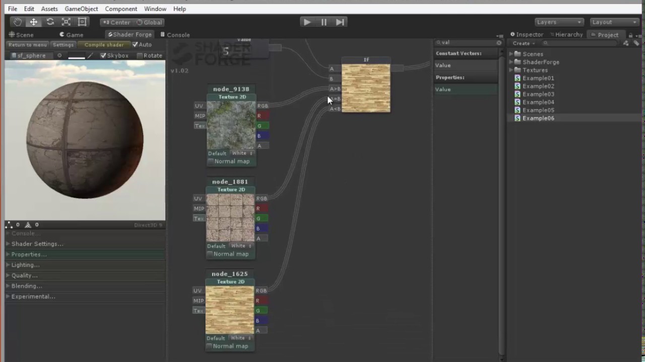 Lesson08-Material Editor Unity Engine ShaderForge