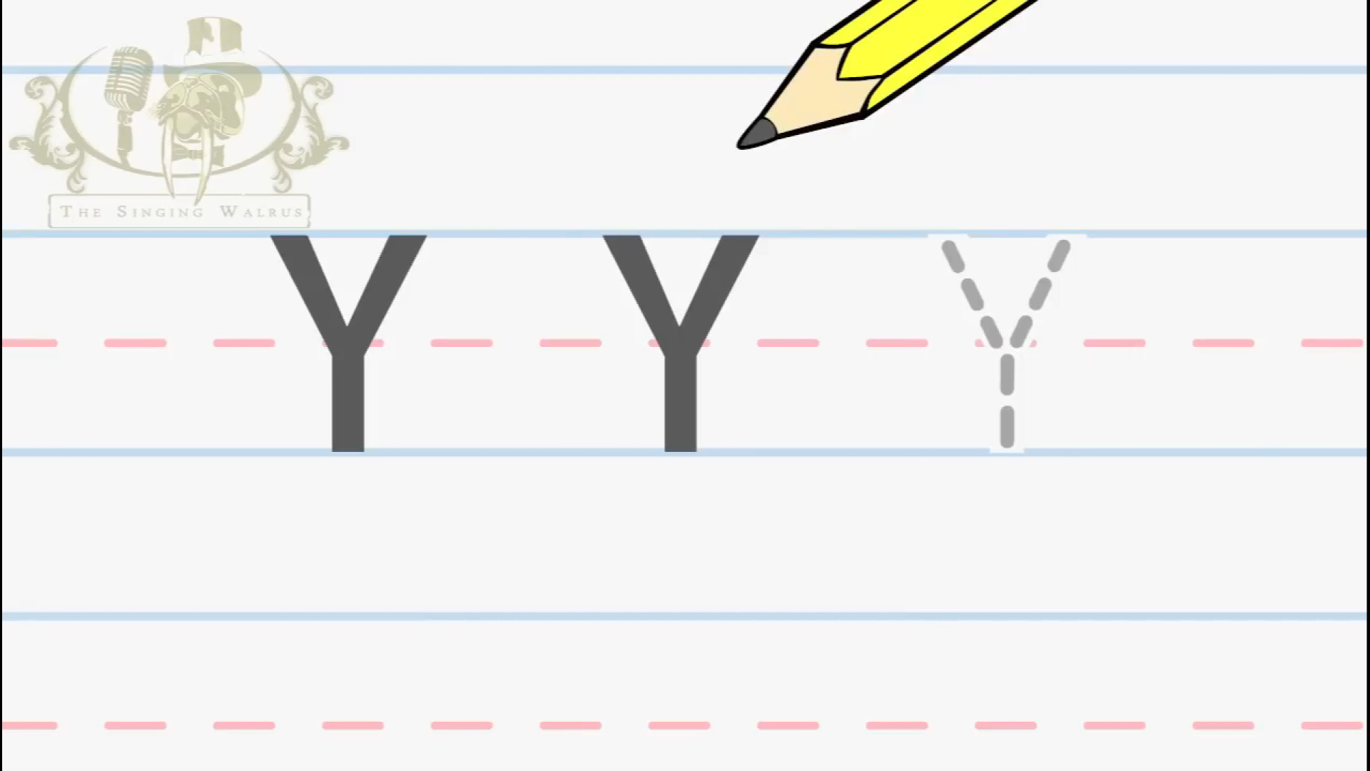How to write Y y- Letter Y y- Writing letter Y y