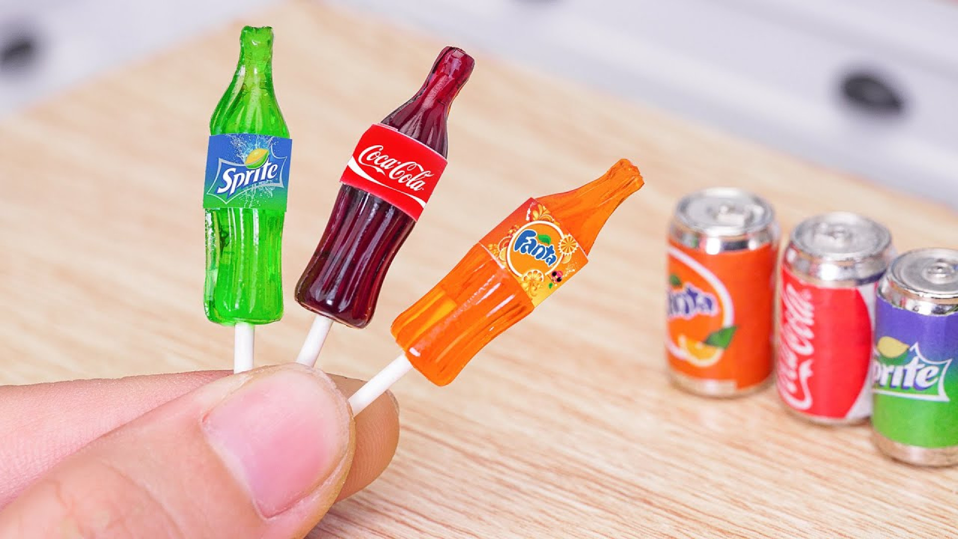 Amazing Miniature Lollipop From Coca Cola, Sprite, Fanta Recipe ...