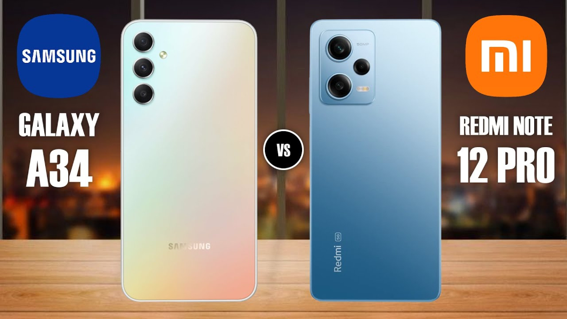 مقایسه گوشی سامسونگ Samsung Galaxy A34 و شیائومی Redmi Note 12 Pro