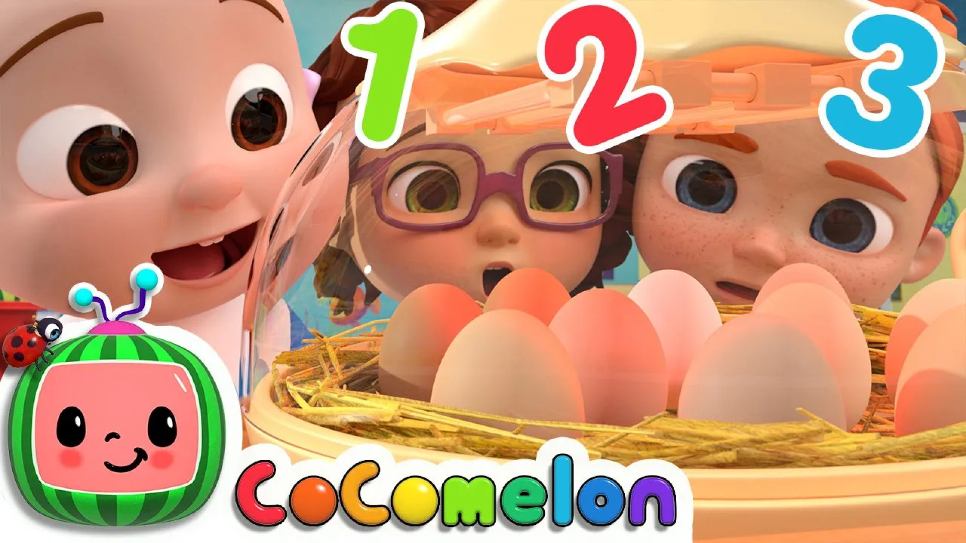 Numbers Song with Little Chicks | CoComelon Nursery Rhymes Kids Songs