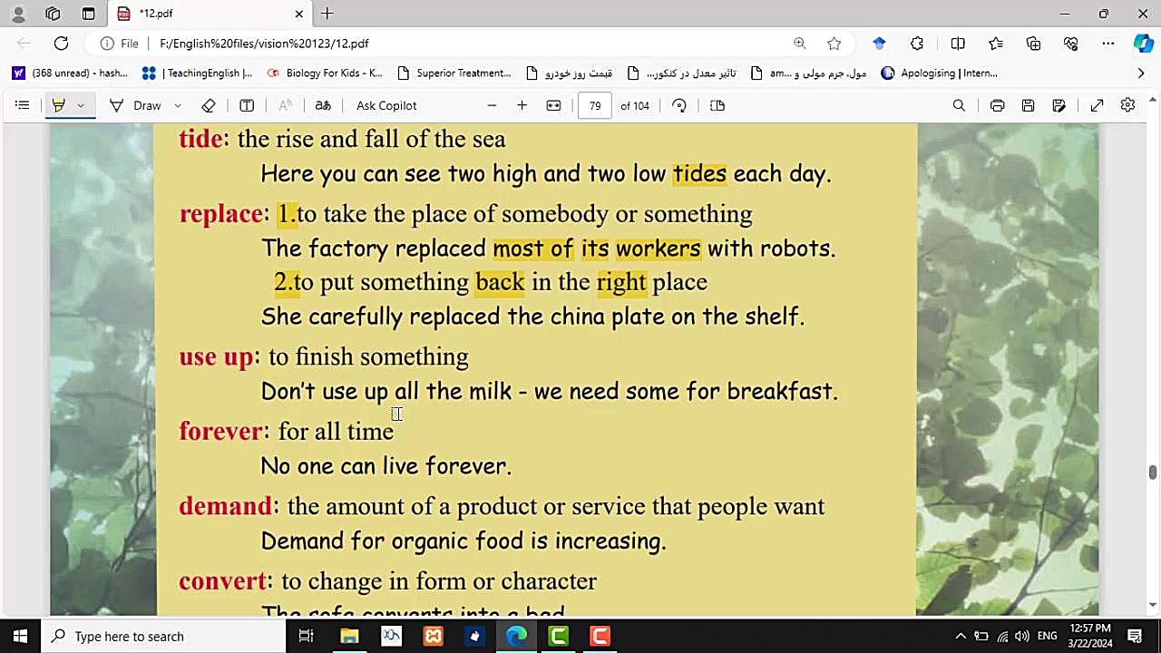 3 - New words and expressions
