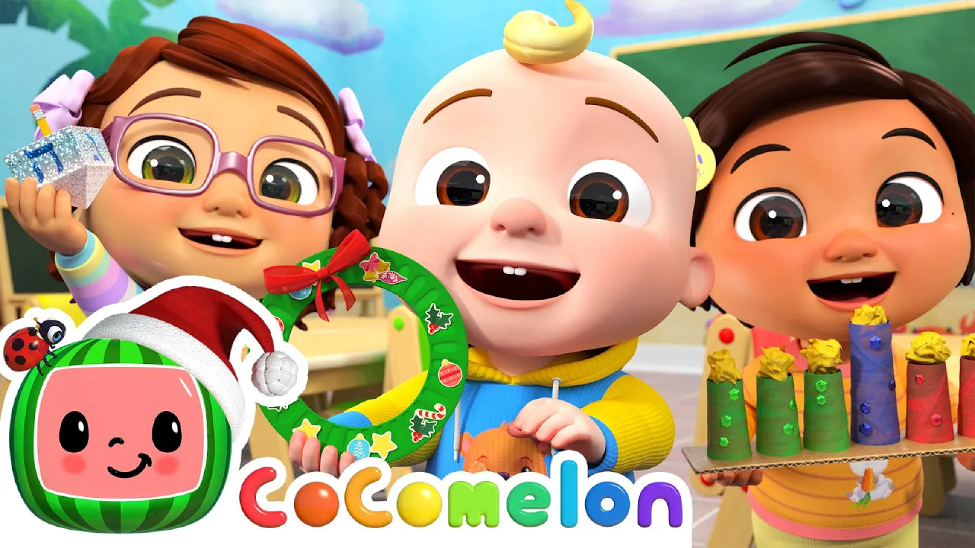 The Holidays are Here Song | CoComelon Nursery Rhymes Holiday Kids Songs