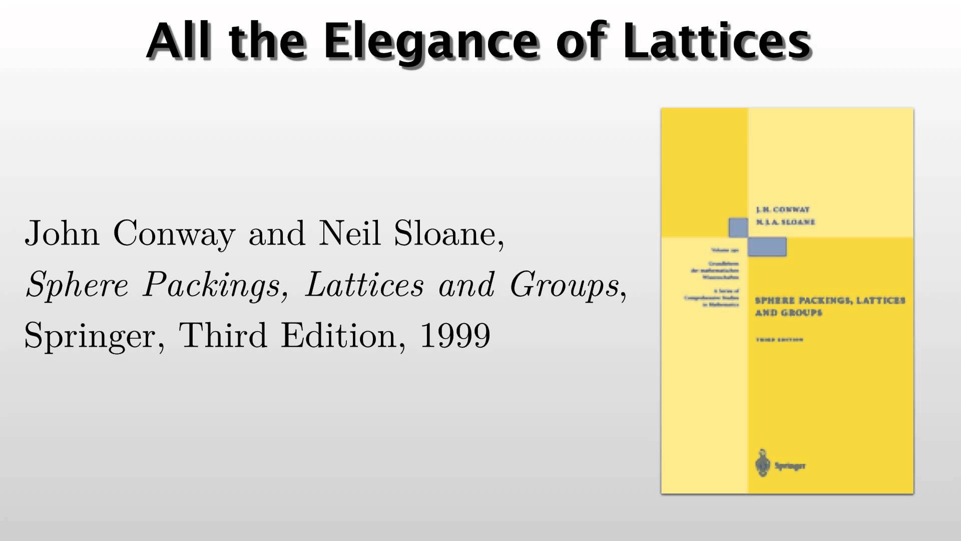 Lattice Coding Theory - Introduction