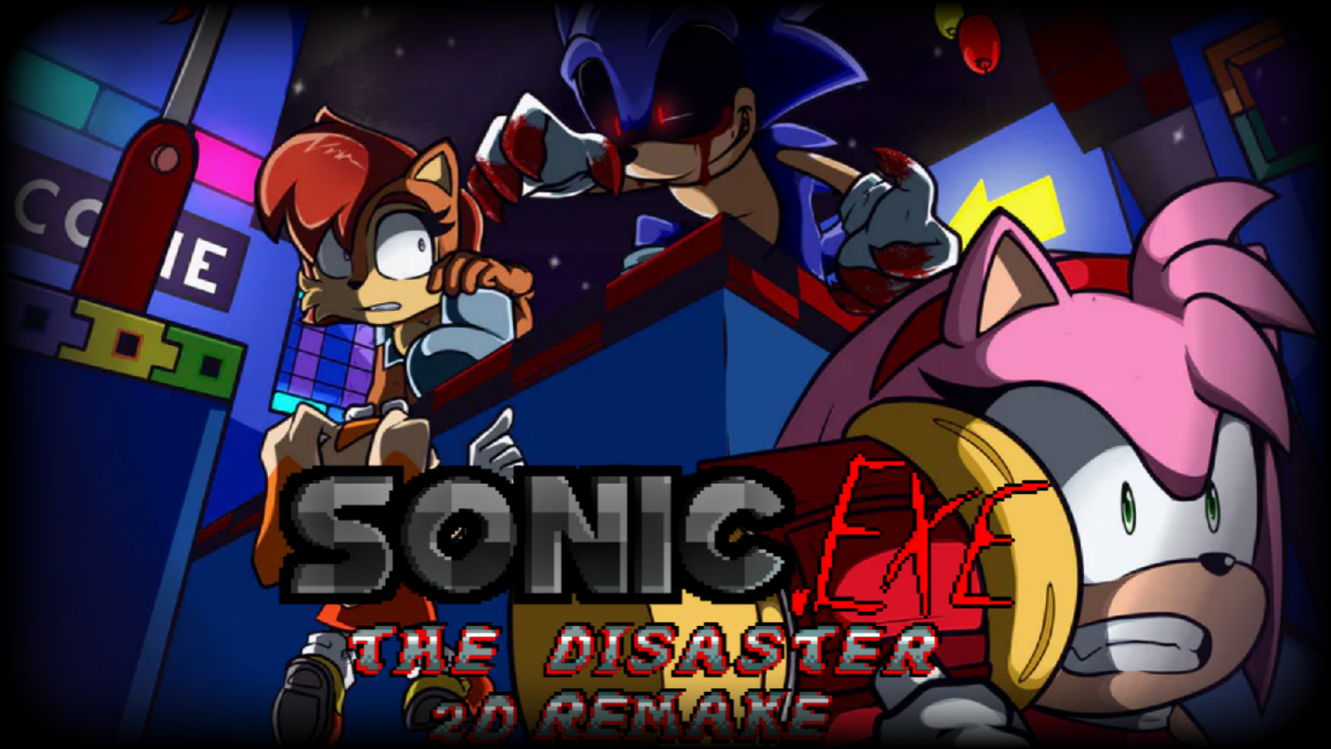 sonic exe disaster 2D