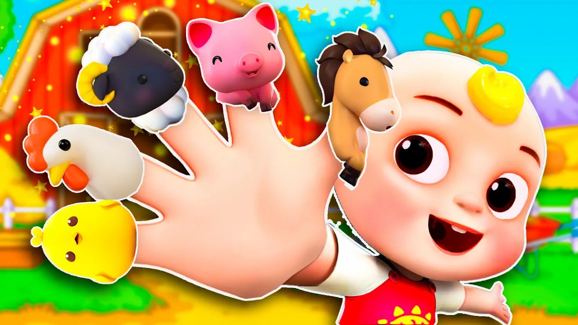 Finger Family Animals Song Farm Version | Play with CoComelon Toys ...
