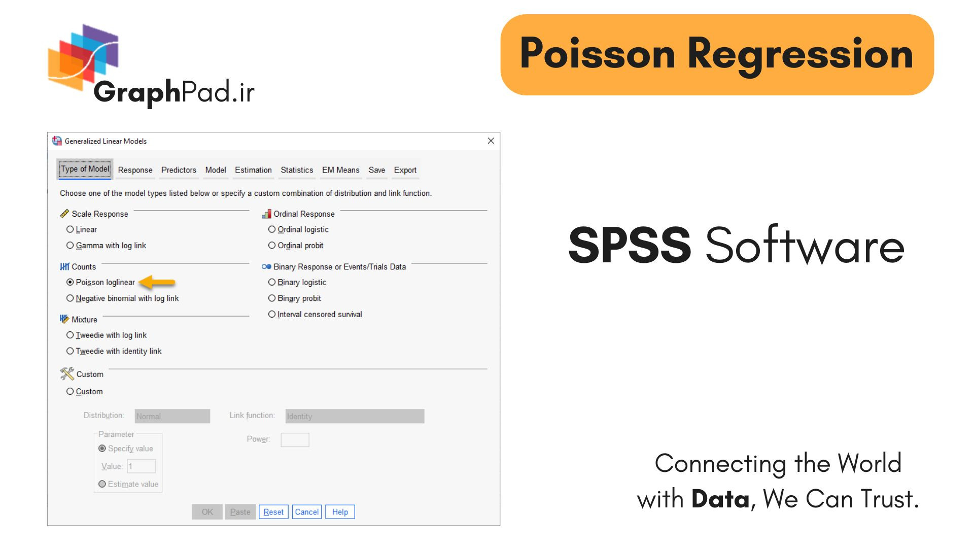 مدل رگرسیون پواسن Poisson Regression در نرم‌افزار SPSS