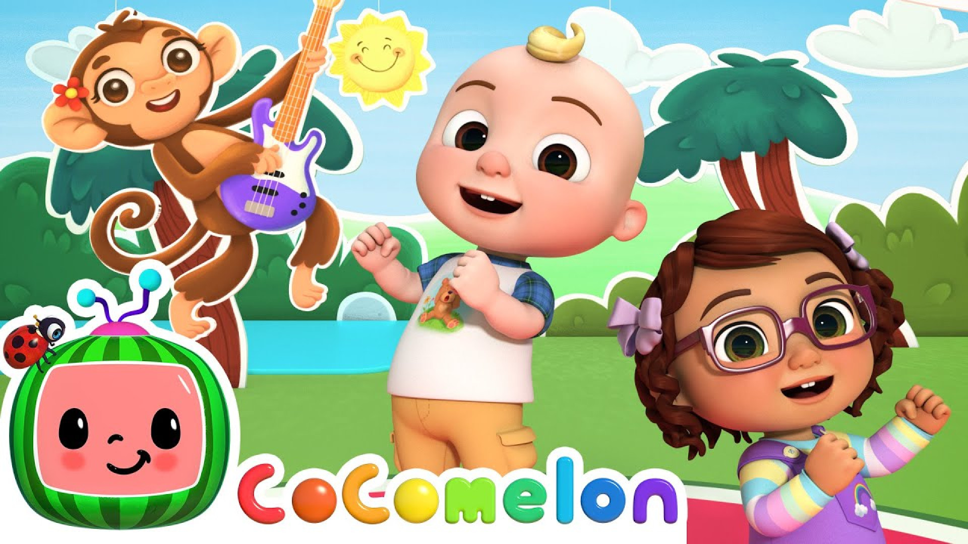 Monkey Rockabye Baby | Dance Party | CoComelon Nursery Rhymes Kids Songs