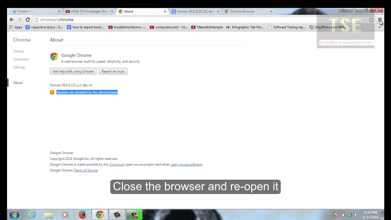 How to fix Chrome update failed error code: 3 (0x80070002) ---system level