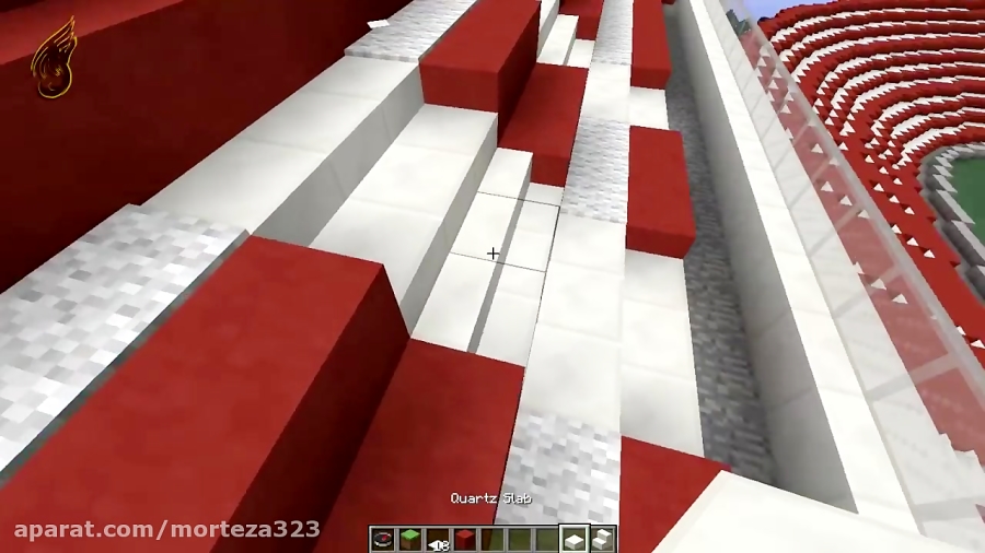 Minecraft Stadium Tutorial - Part 5 - Stairs