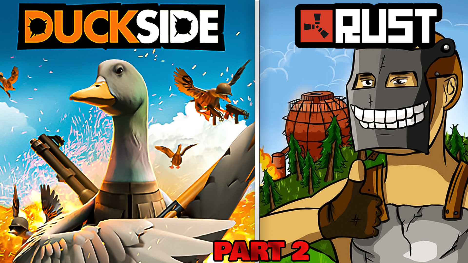 راست اما در دنیای پرندگااان !!!! | Duck Rust (پارت 2)