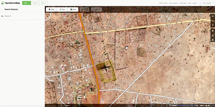 OpenStreetMap iD editor - How to add a point (tree)