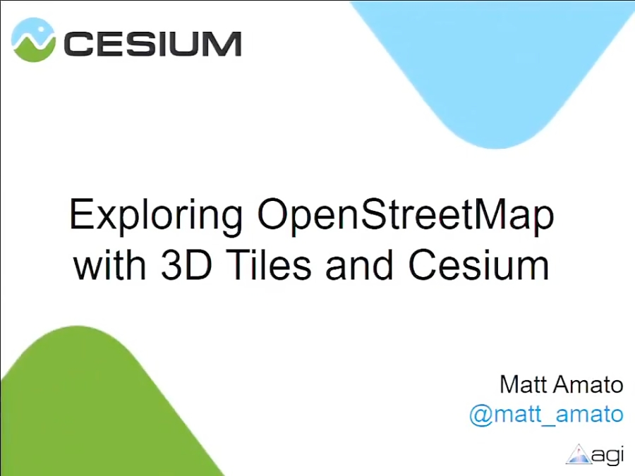 Bringing OpenStreetMap to the third dimension with 3D Tiles and Cesium