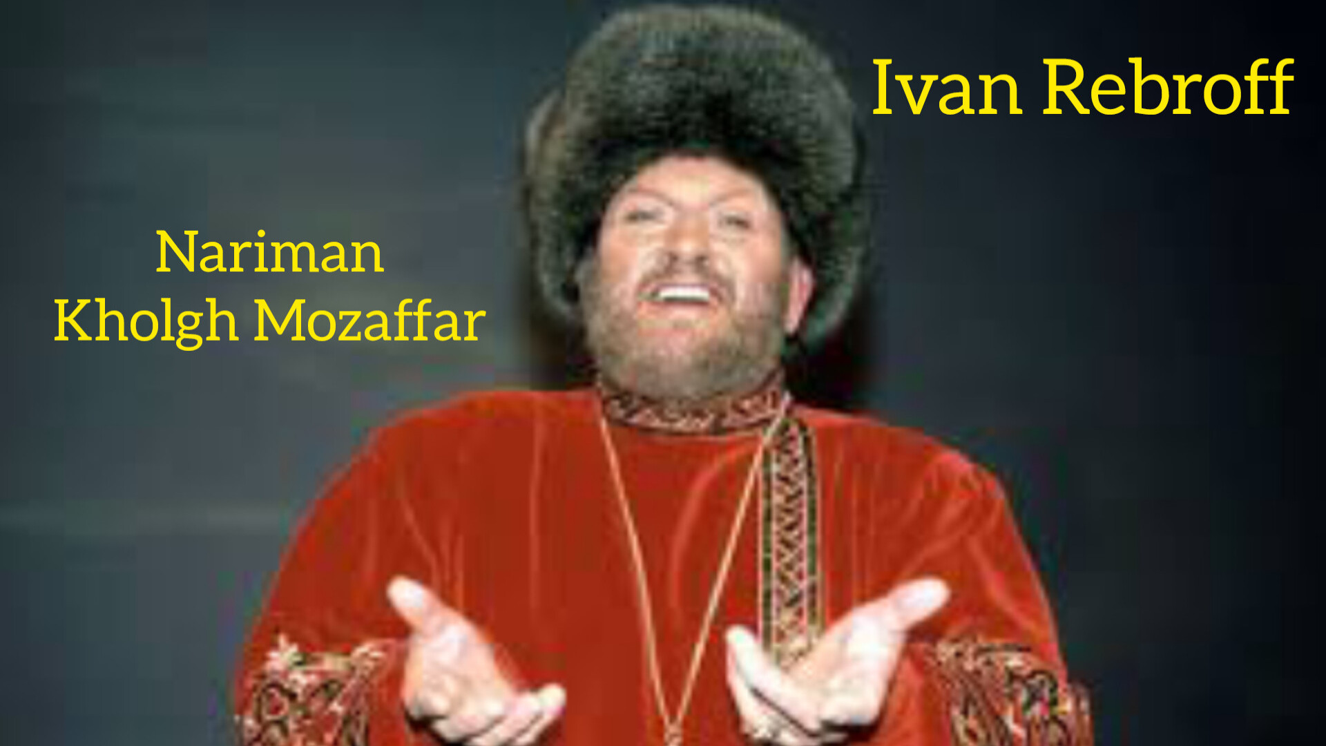 Ivan Rebroff , Concert Live In Sydney - Australia , Track : Intro