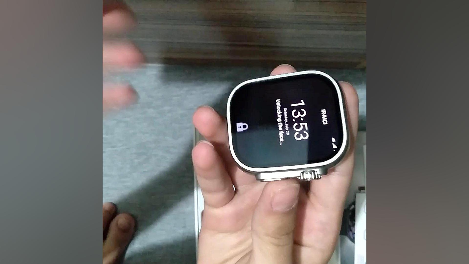 آنباکس ساعت سیم کارت خور NFs9 4g
