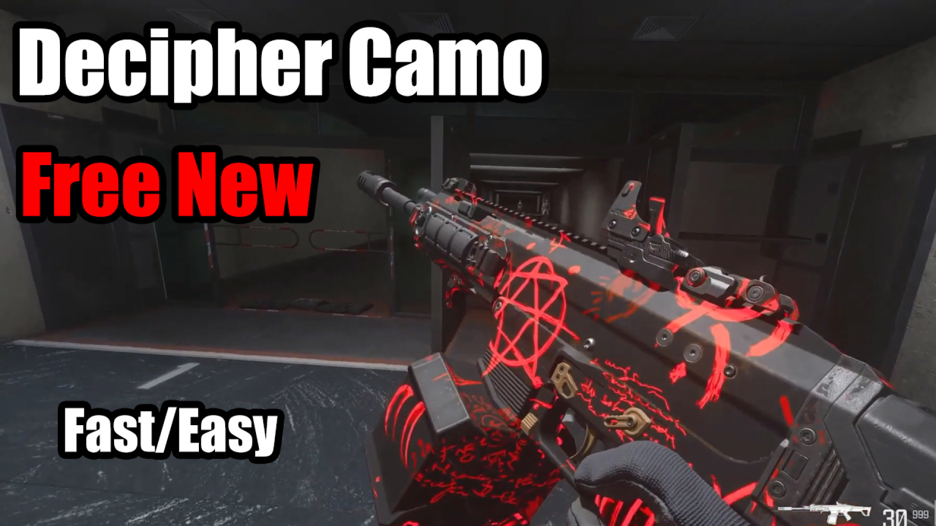 چگونه اسکین جدید و رایگان گان DECIPHER CAMO در فصل 5 وارزون بگیرم