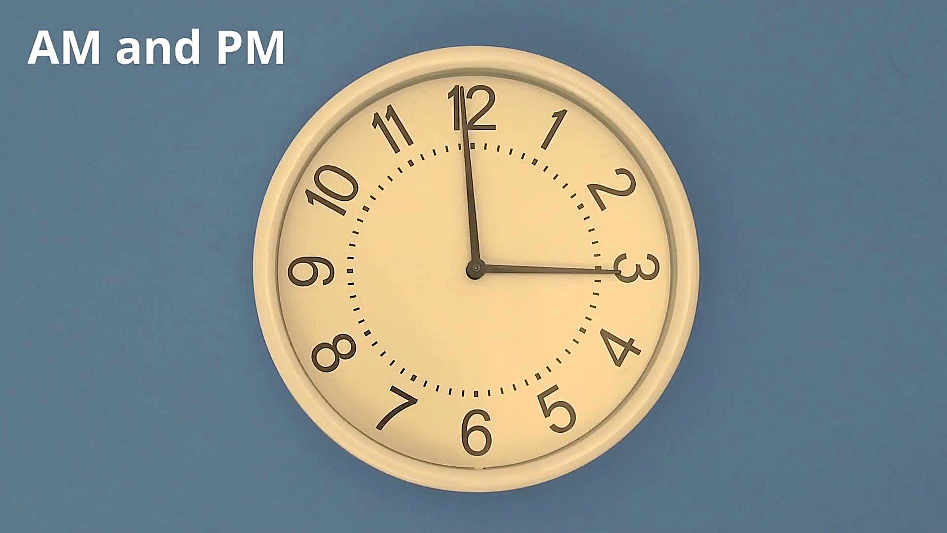 Difference between AM and PM