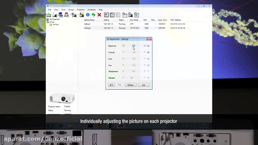 Projector Control and Monitoring | NEC Display Solutions