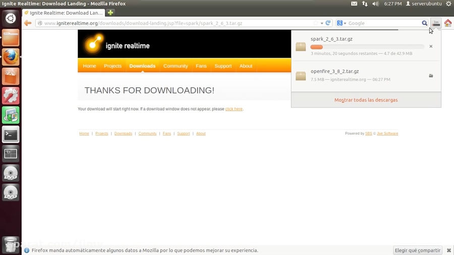 Servidor de Chat en Ubuntu 12