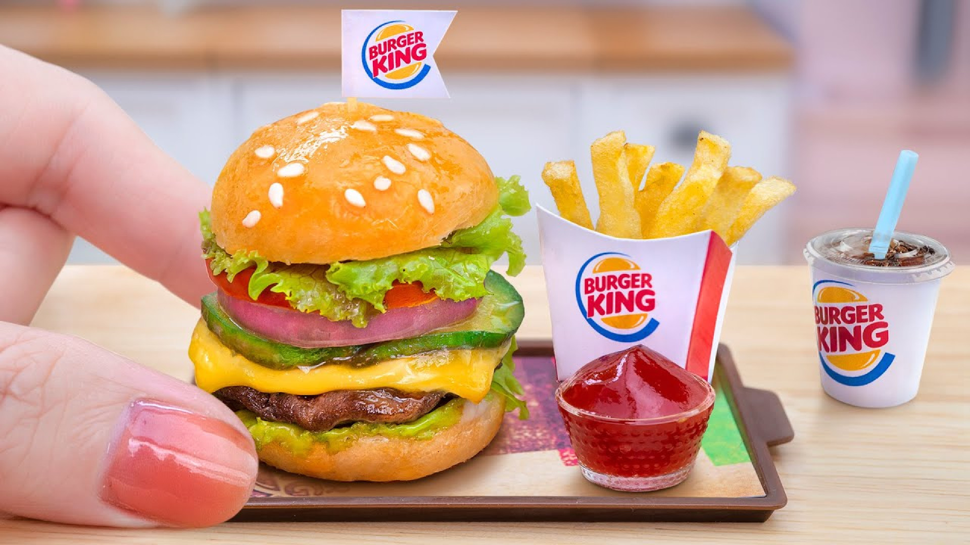Satisfying Miniature Making Realistic Burger King Recipe Idea Mini Yummy Co