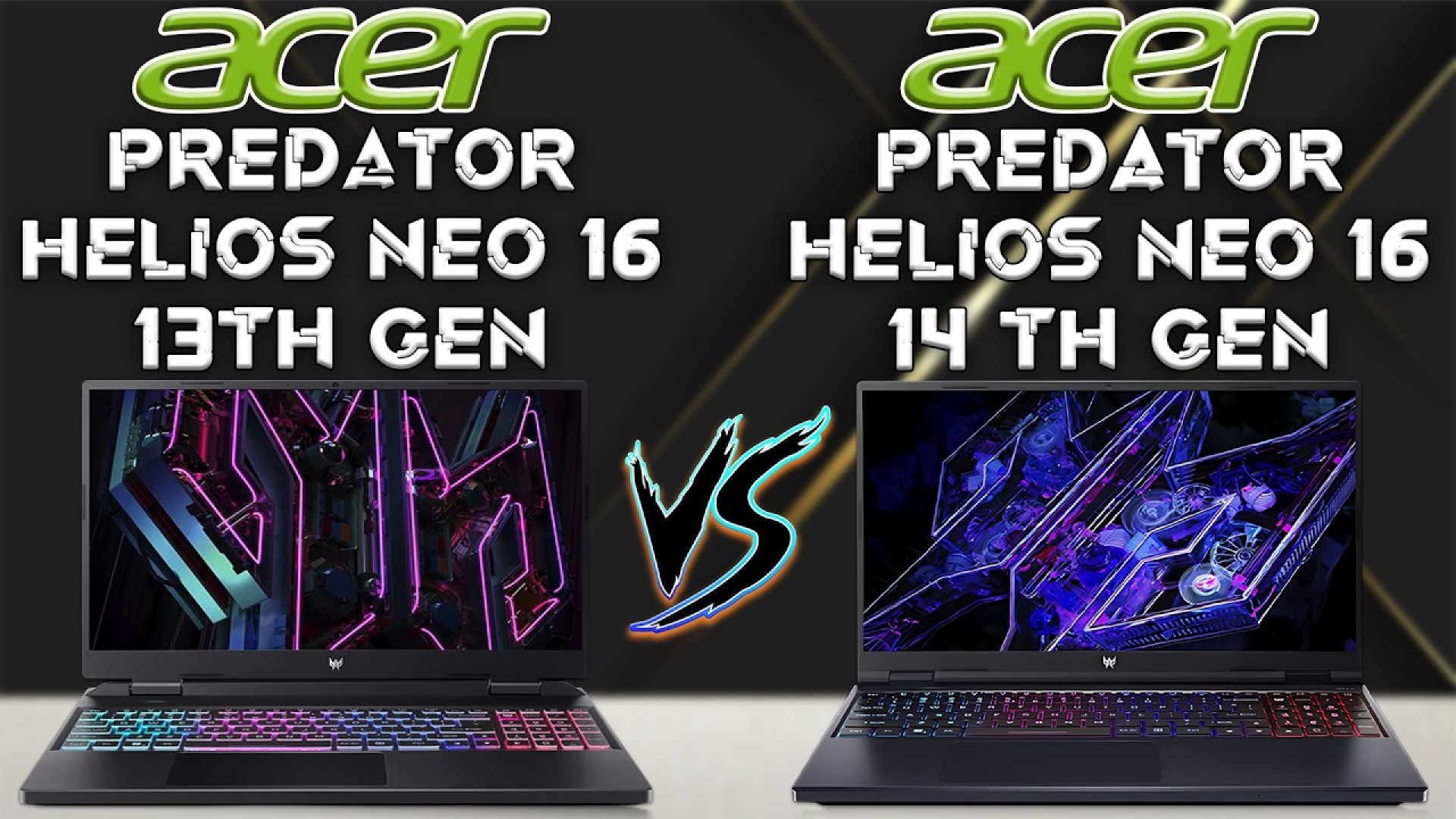 مقایسه لپتاپ های Acer Predator Helios 2023 و Acer Predator Helios Neo ...
