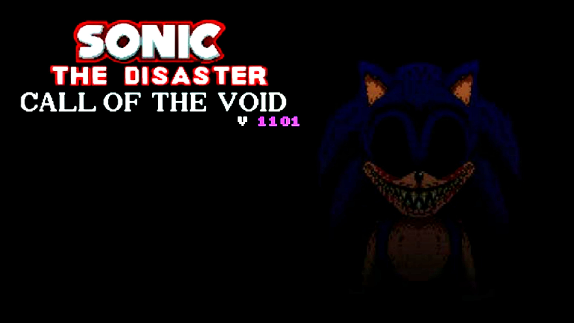 گیم پلی سونیک ای اکس ای sonic.exe disaster call of the void v110