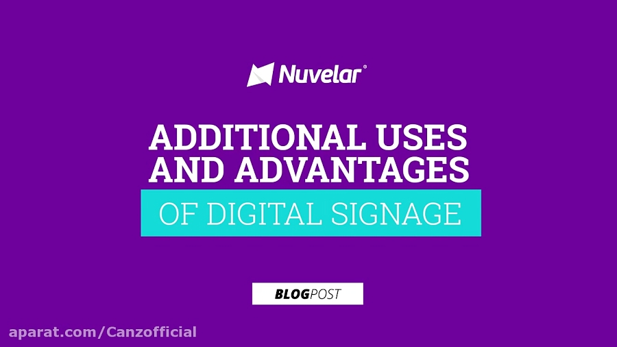Additional uses and adventages of Digital Signage