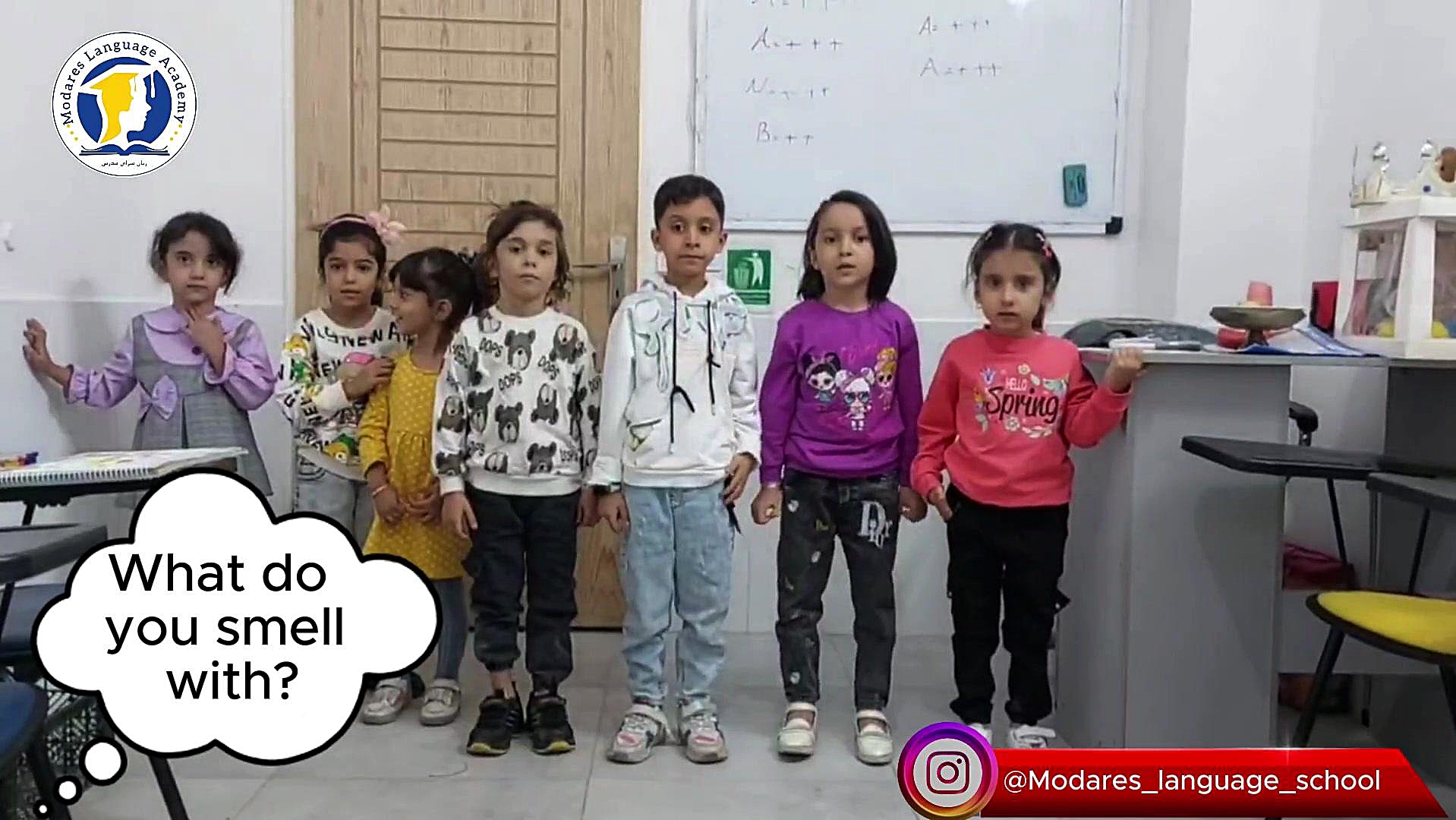 What do you smell with?