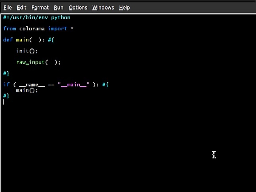 Python [colorama] 08 Streams