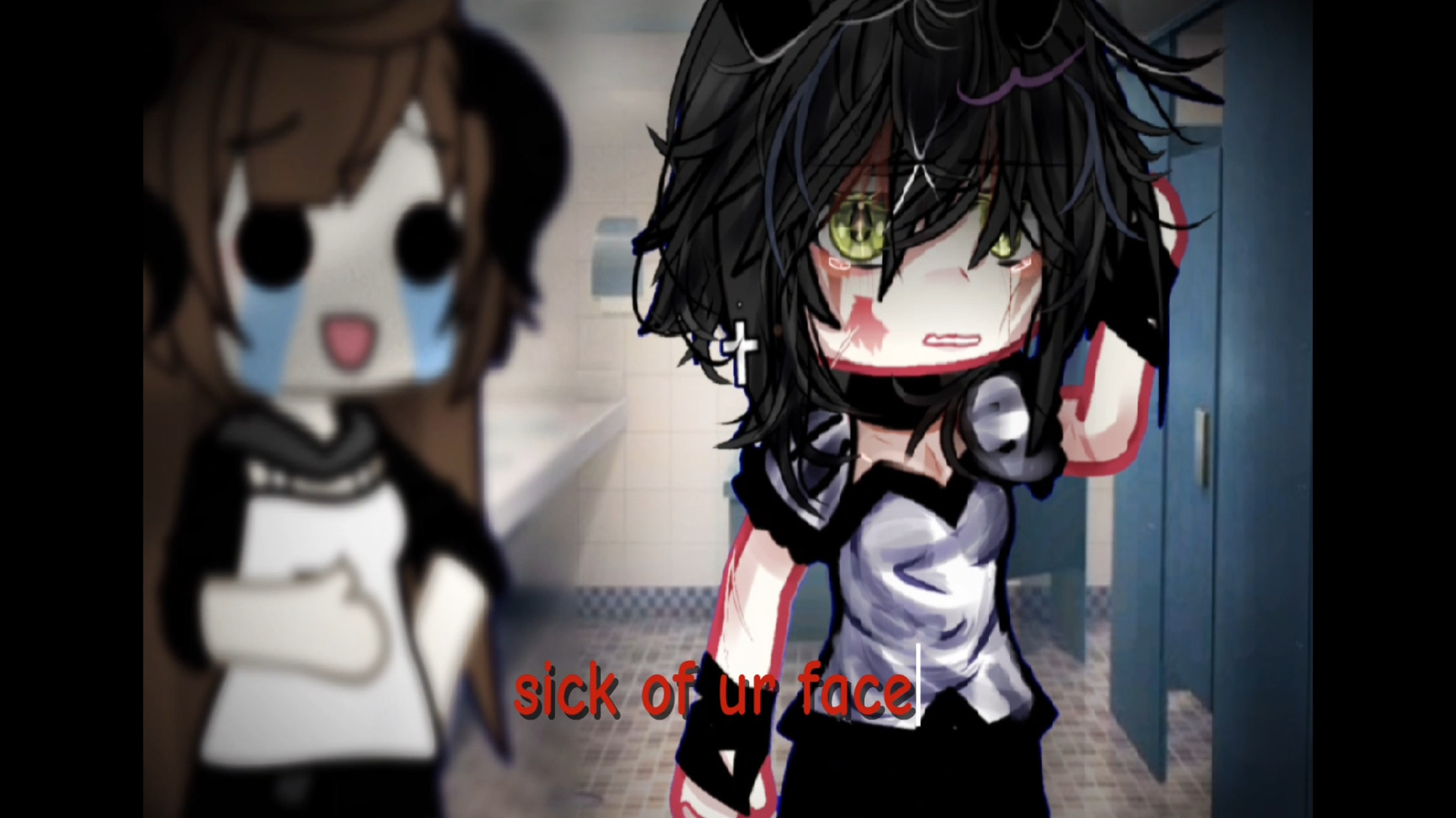 Sick of ur face//gacha life//gacha trend//gacha tick tock