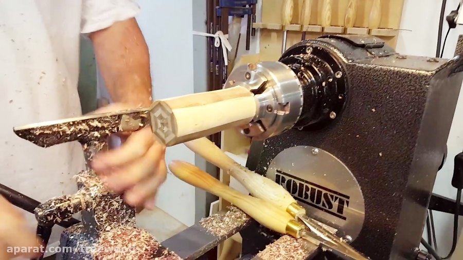 Turning an Hexagonal Segmented mini Goblet - Woodturning by Eli Avisera