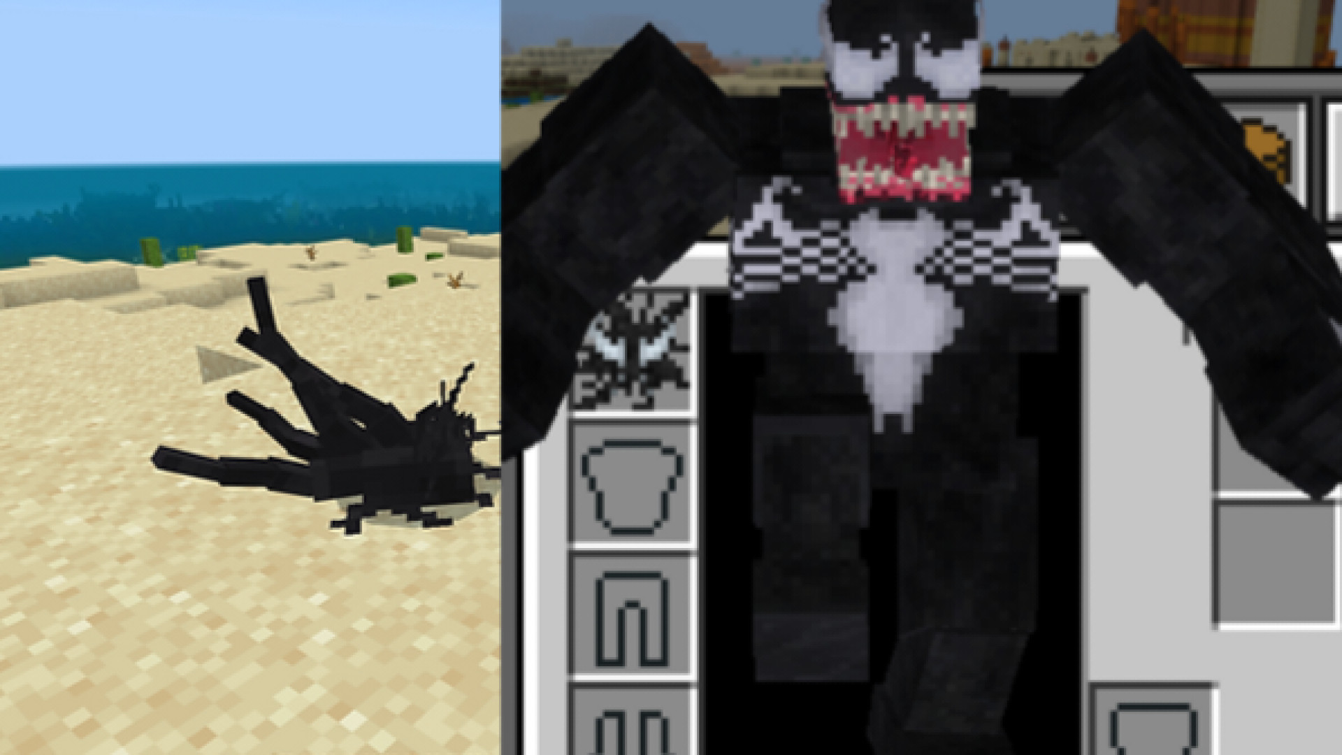 Venom Add-on in Minecraft Bedrock