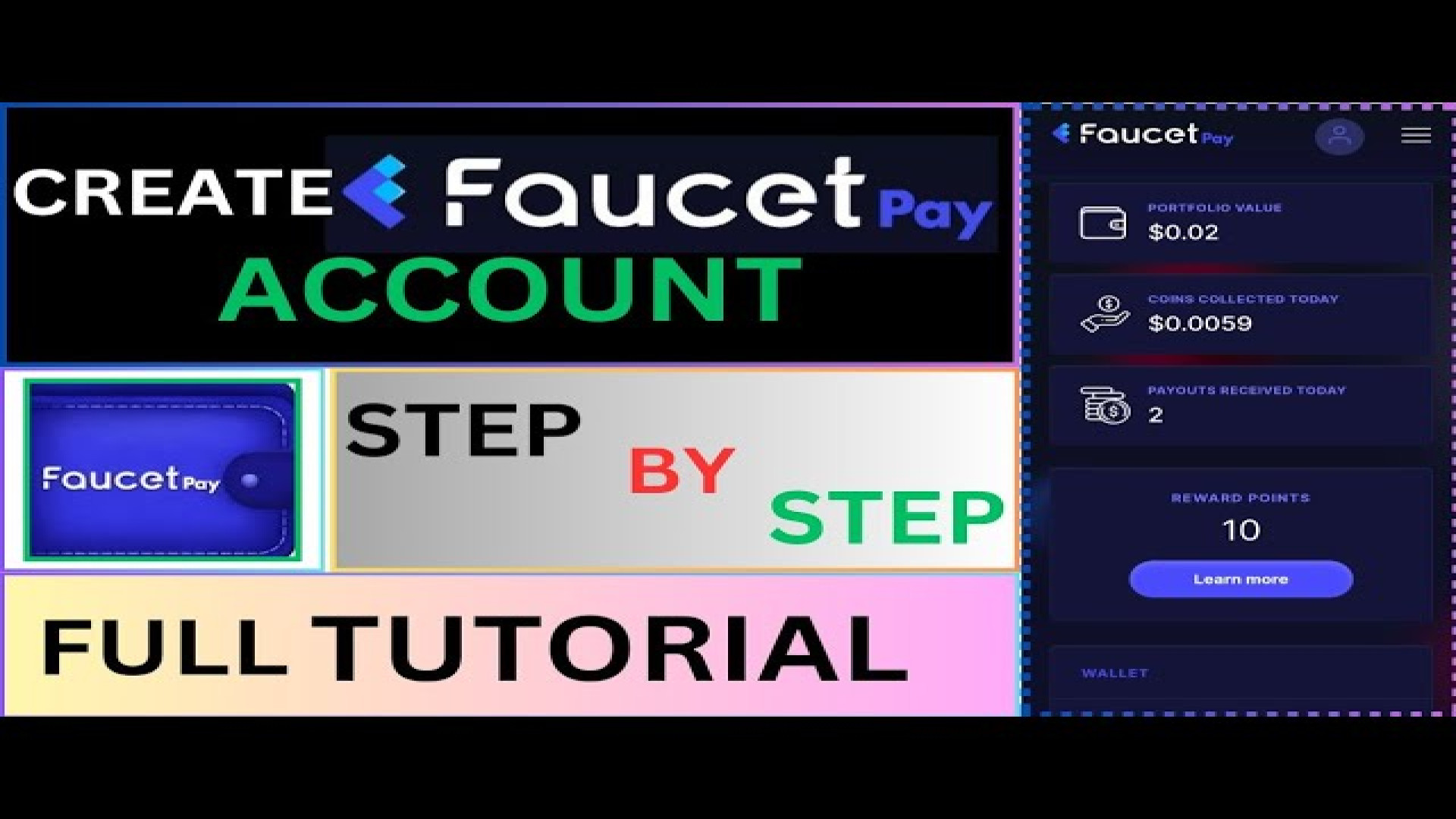 How to create faucet pay account 2023 _ faucet pay account create