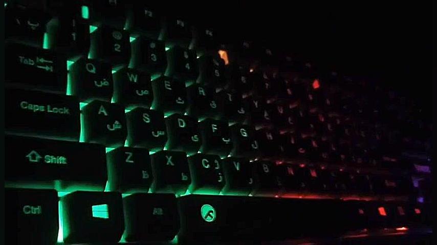 کیبورد بیاند مدل BK-7100 RGB - فیلم ارسالی خریدار