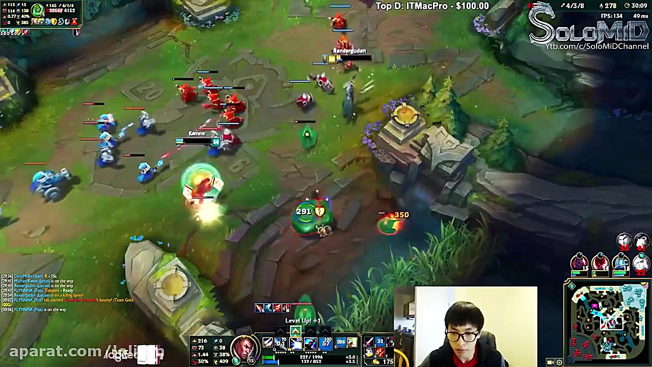 LoL Epic Moments #130: Fast and Furious Katarina [1vs5 Pentakill ...