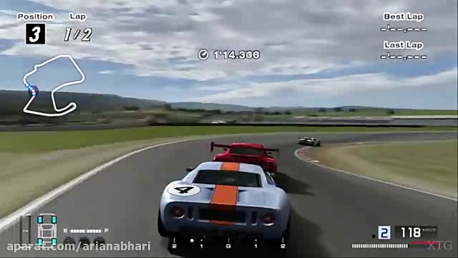 Gran Turismo 4 - Ford GT LM Race Car '02 Cockpit View P