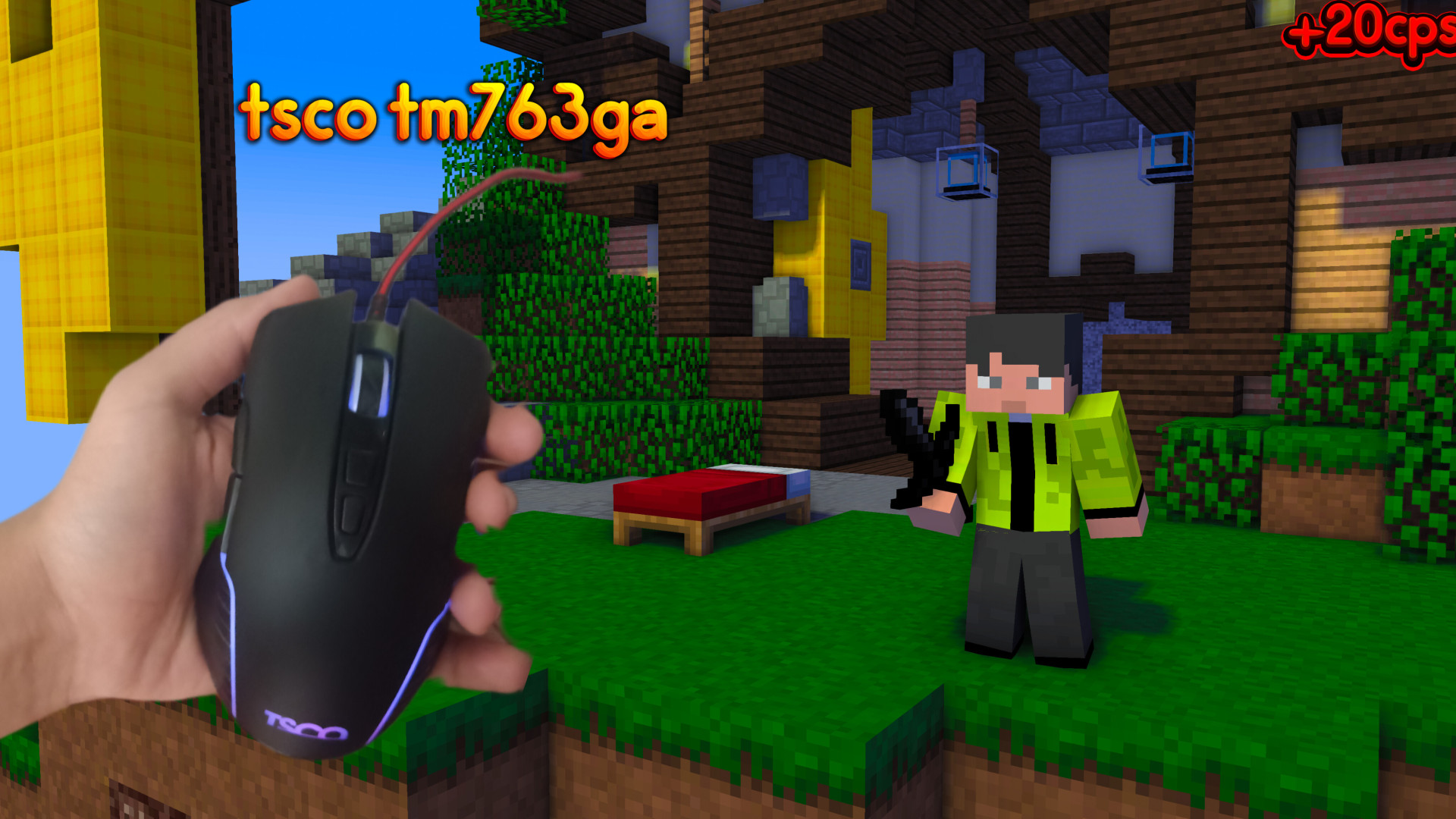 ماین کرافت بدوارز/بررسی موس تسکوtm763ga